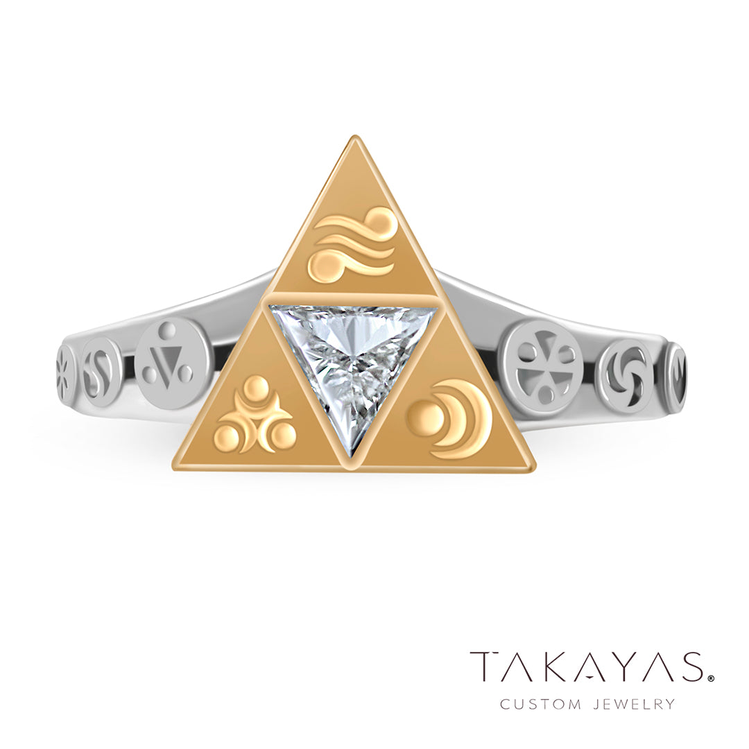 Classic Legend of Zelda Inspired Engagement Ring – Beyond By Takayas