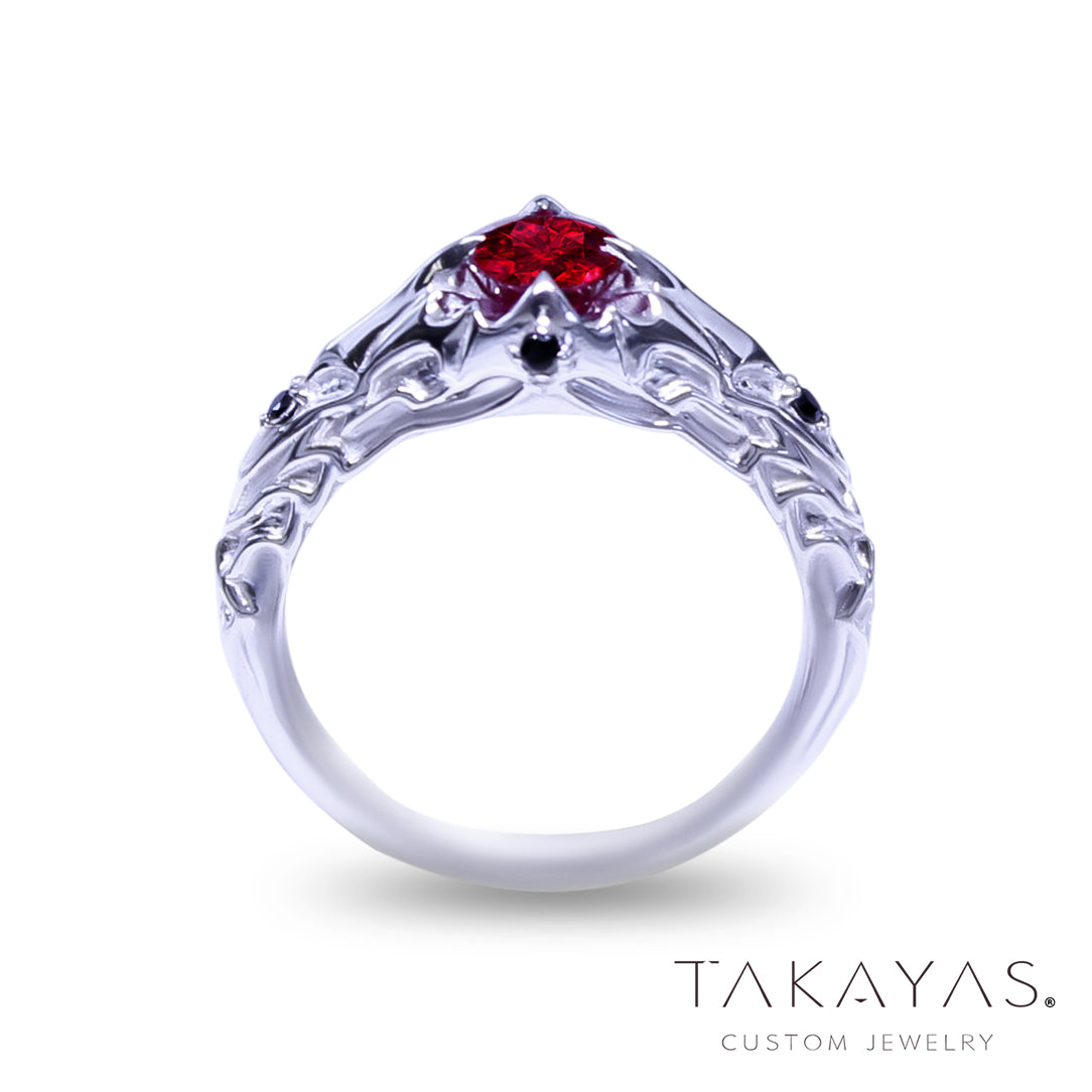Final Fantasy XIV Dark Knight Inspired Engagement Ring – Beyond By Takayas