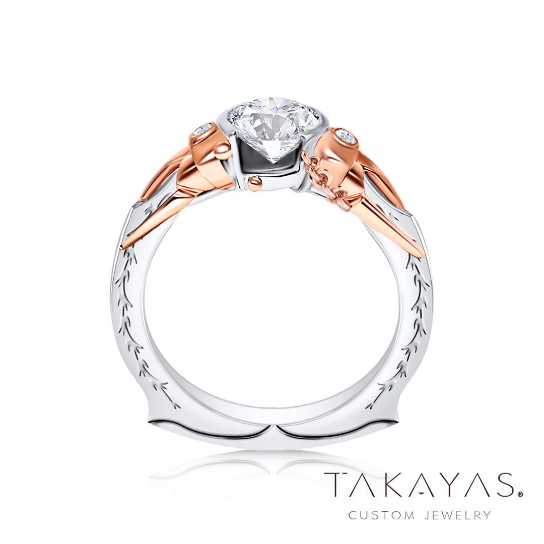 JoJo's Bizarre Adventure & Final Fantasy Inspired Engagement Ring ...