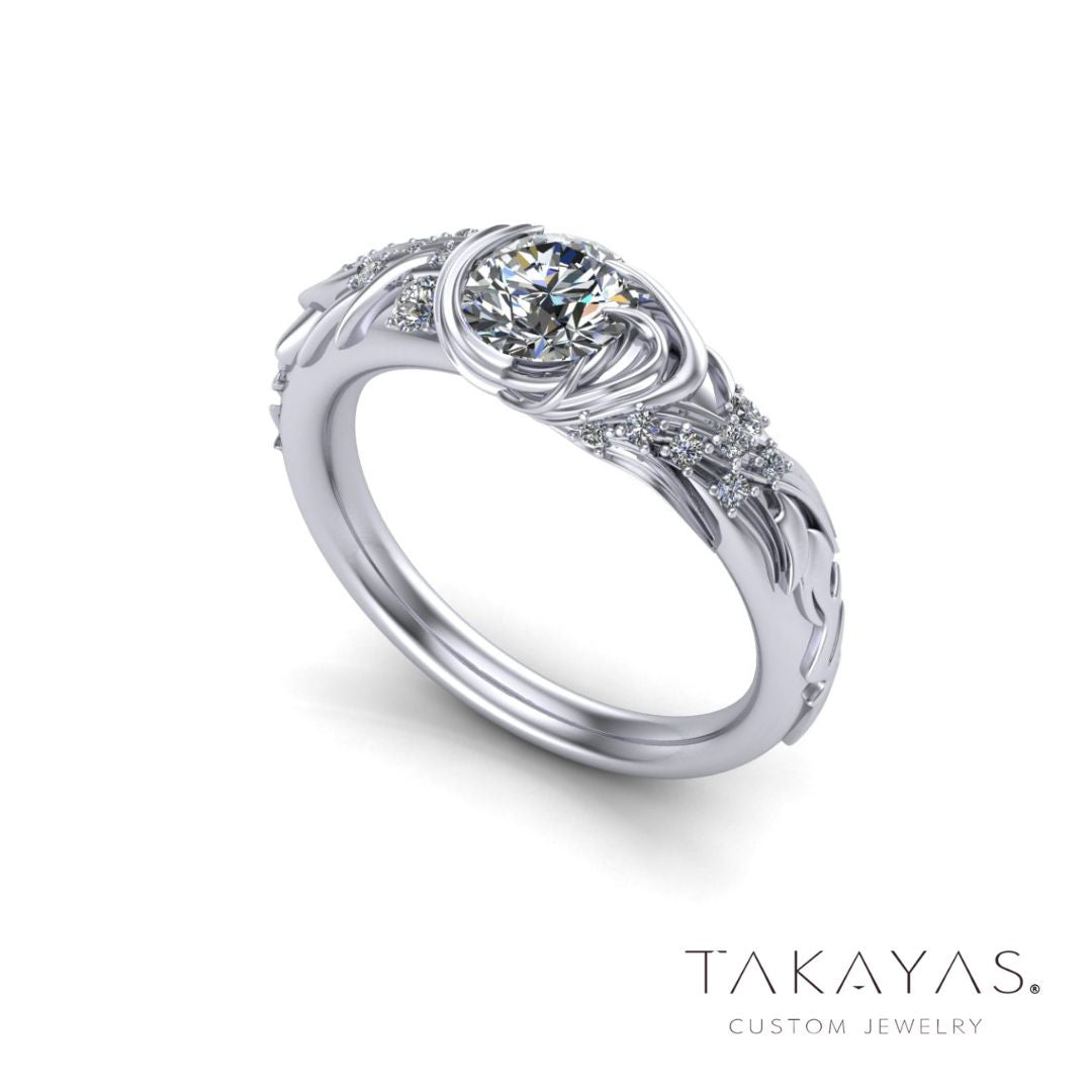 Final Fantasy XIII Crystal Stasis Inspired Engagement Ring – Beyond By ...
