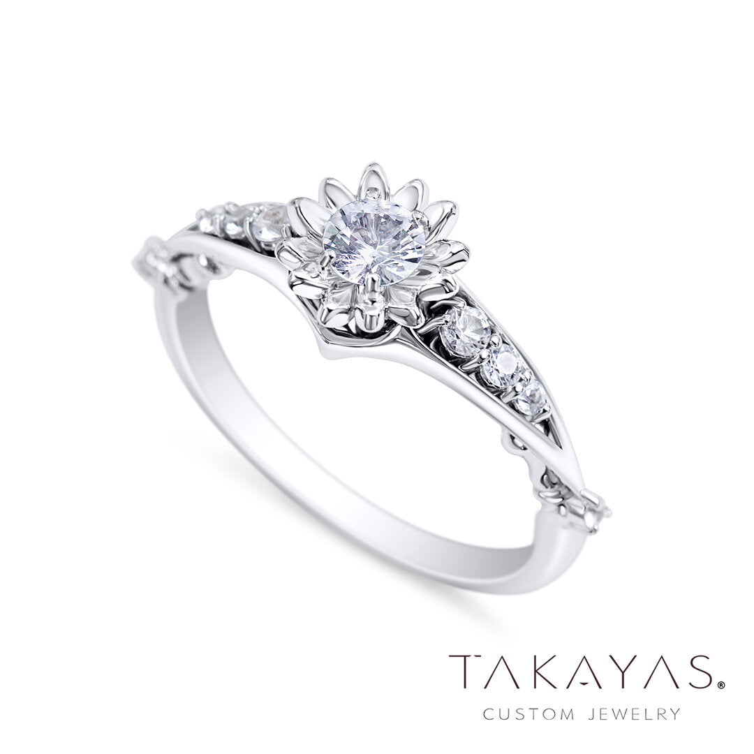 Sci-Fi Daisy Inspired Engagement Ring – Beyond By Takayas