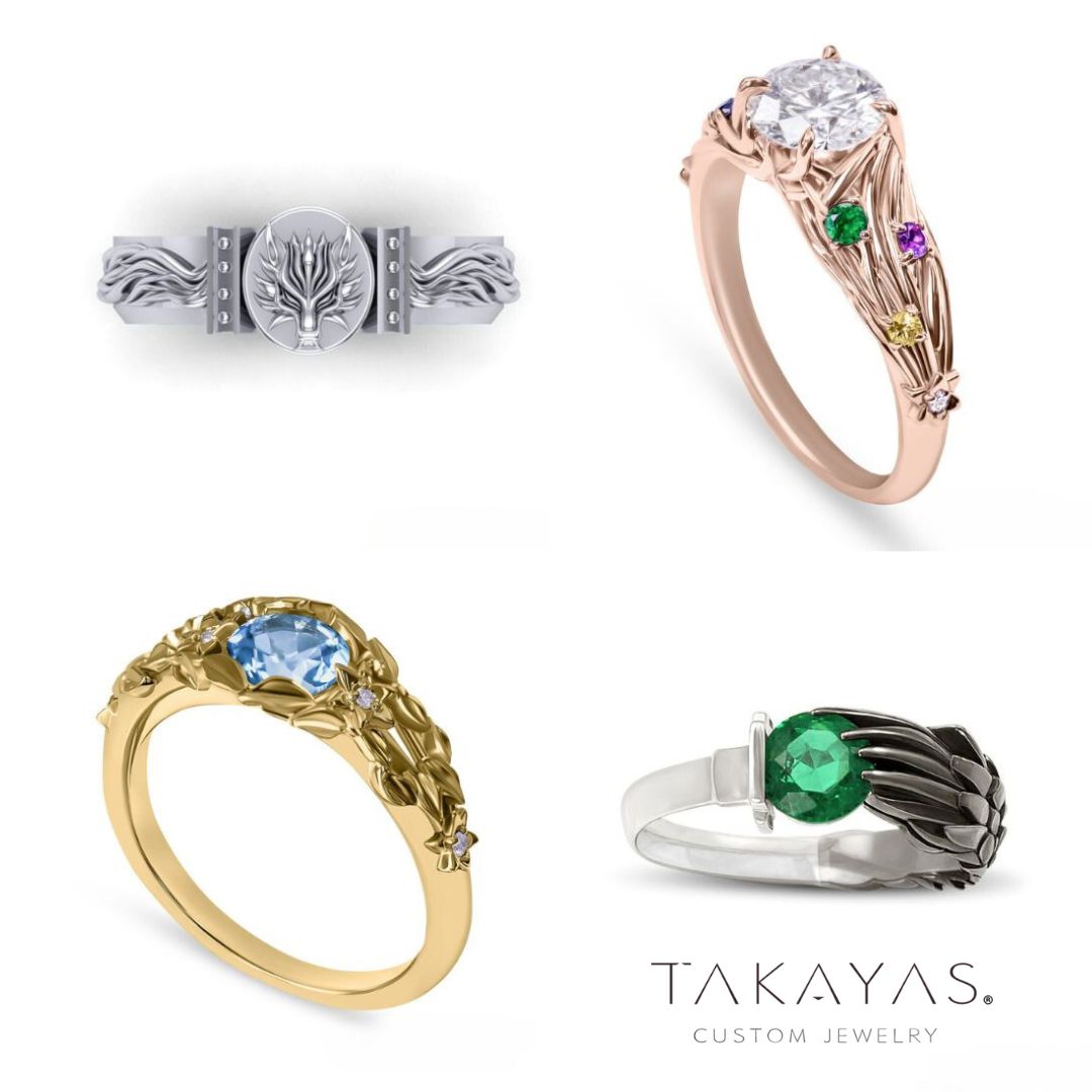 Final Fantasy VII Inspired Rings – Beyond By Takayas