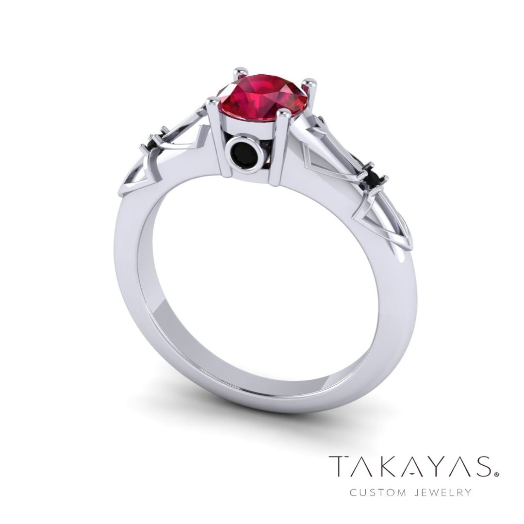 Berserk Brand of Sacrifice Inspired Engagement Ring – Beyond By Takayas