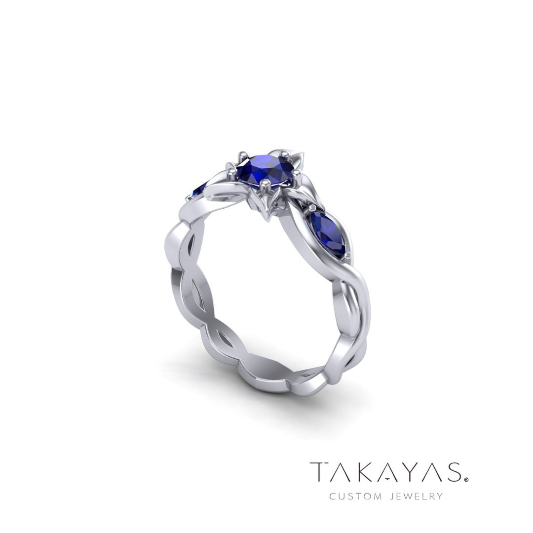 Lunar Tear Engagement Ring Inspired by NieR Replicant – Beyond By Takayas