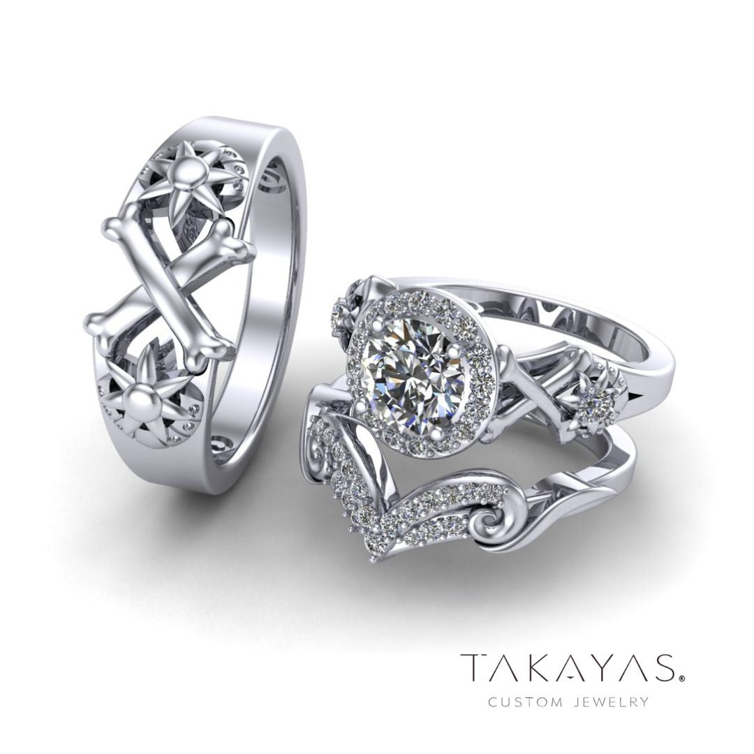 One Piece Wedding Rings: Custom Thousand Sunny and Going Merry Designs ...