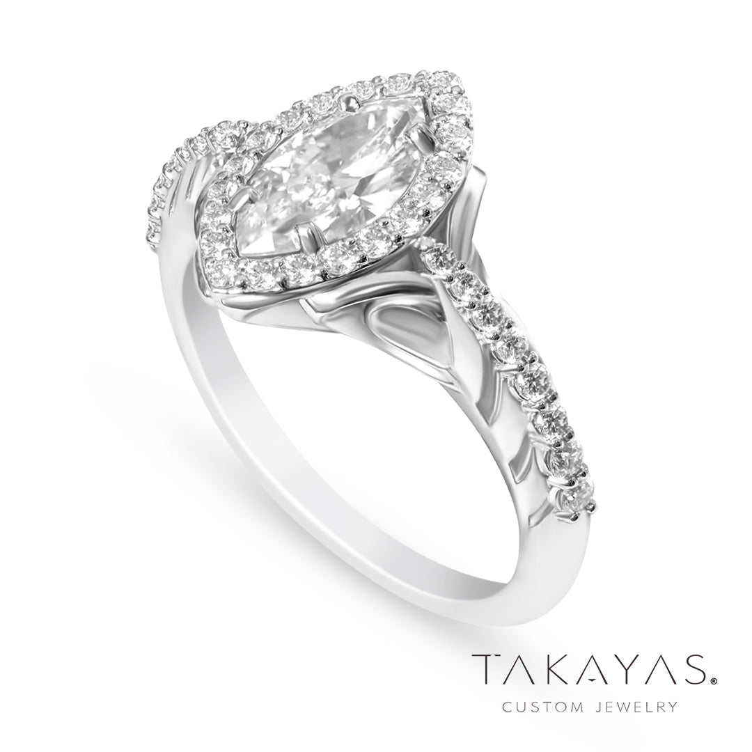 "Sea to Summit" Nature Inspired Engagement Ring – Beyond By Takayas